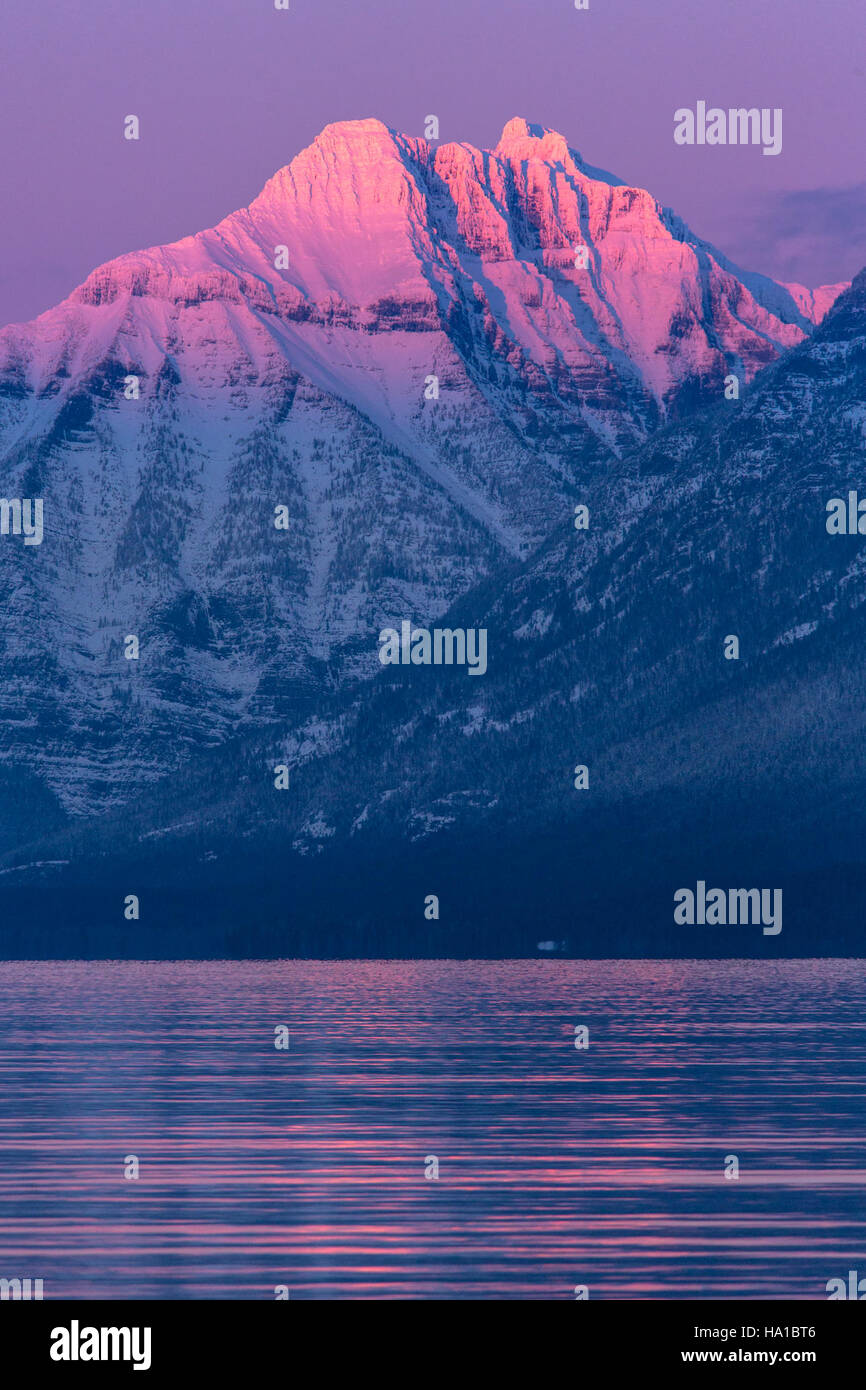 Mt. Cannon, located in Glacier National Park, offers stunning views ...