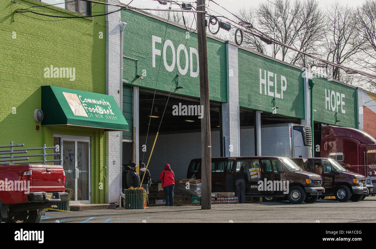 This image depicts the operations at the Community FoodBank of New ...