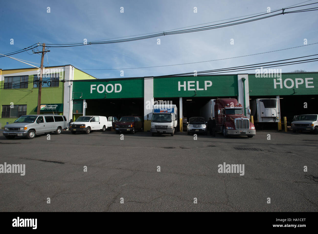 The image showcases the operations at the Community FoodBank of New ...