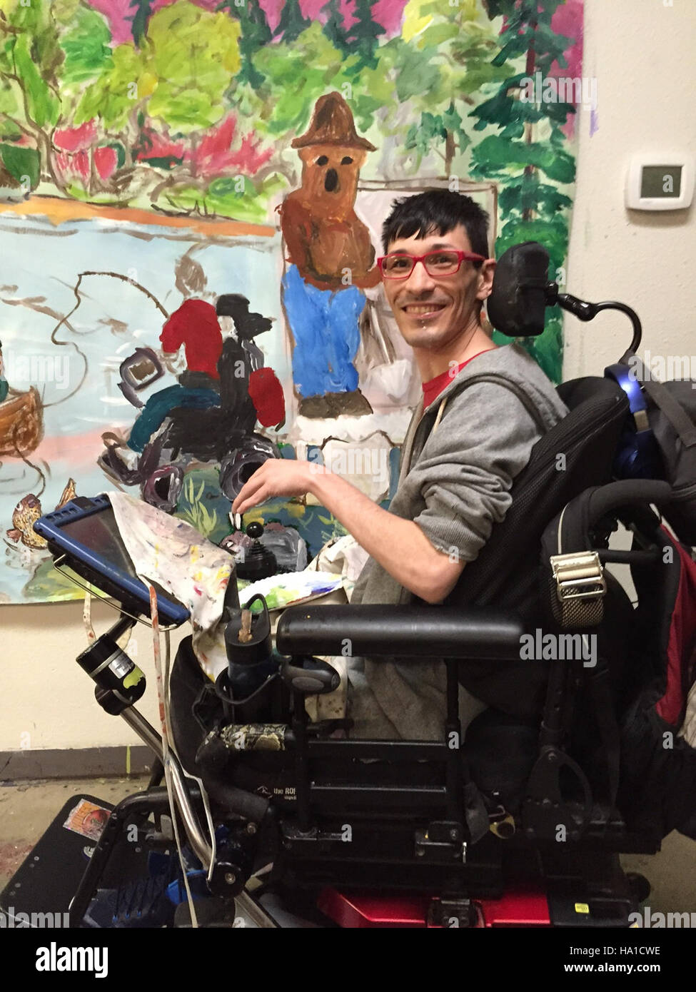 Rudy Via, an artist, presents works inspired by nature, reflecting the ...