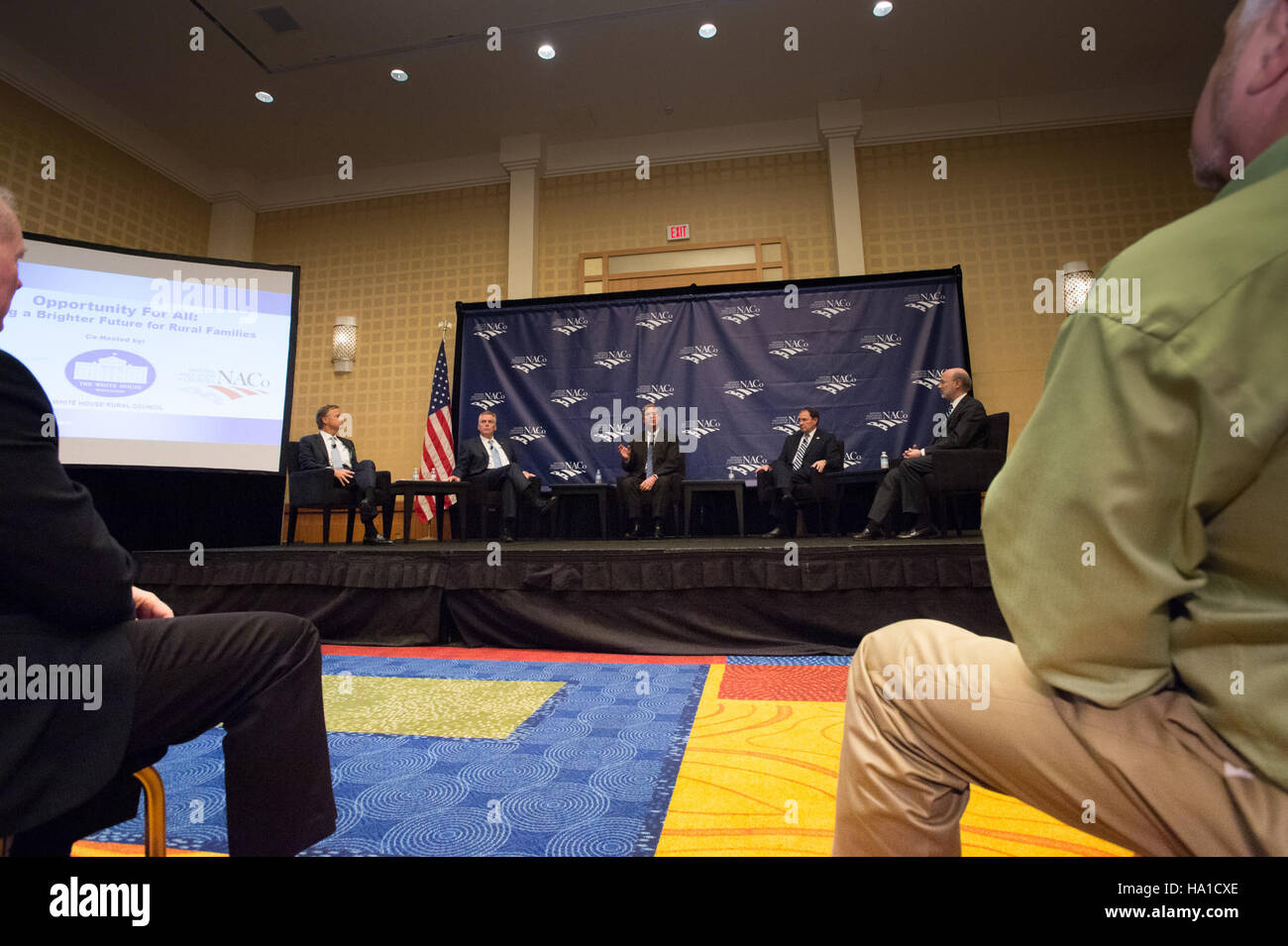 The White House Rural Council round-table, led by USDA Secretary Tom ...