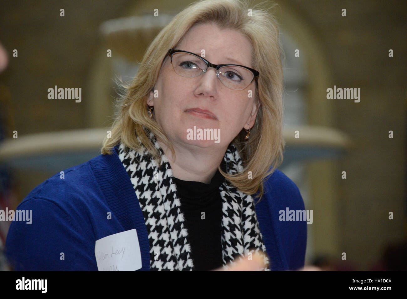 This image captures a Women in Leadership program event hosted by the U ...