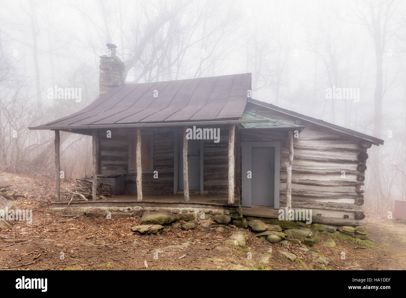 Corbin Cabin, located in a U.S. National Park, offers visitors a ...