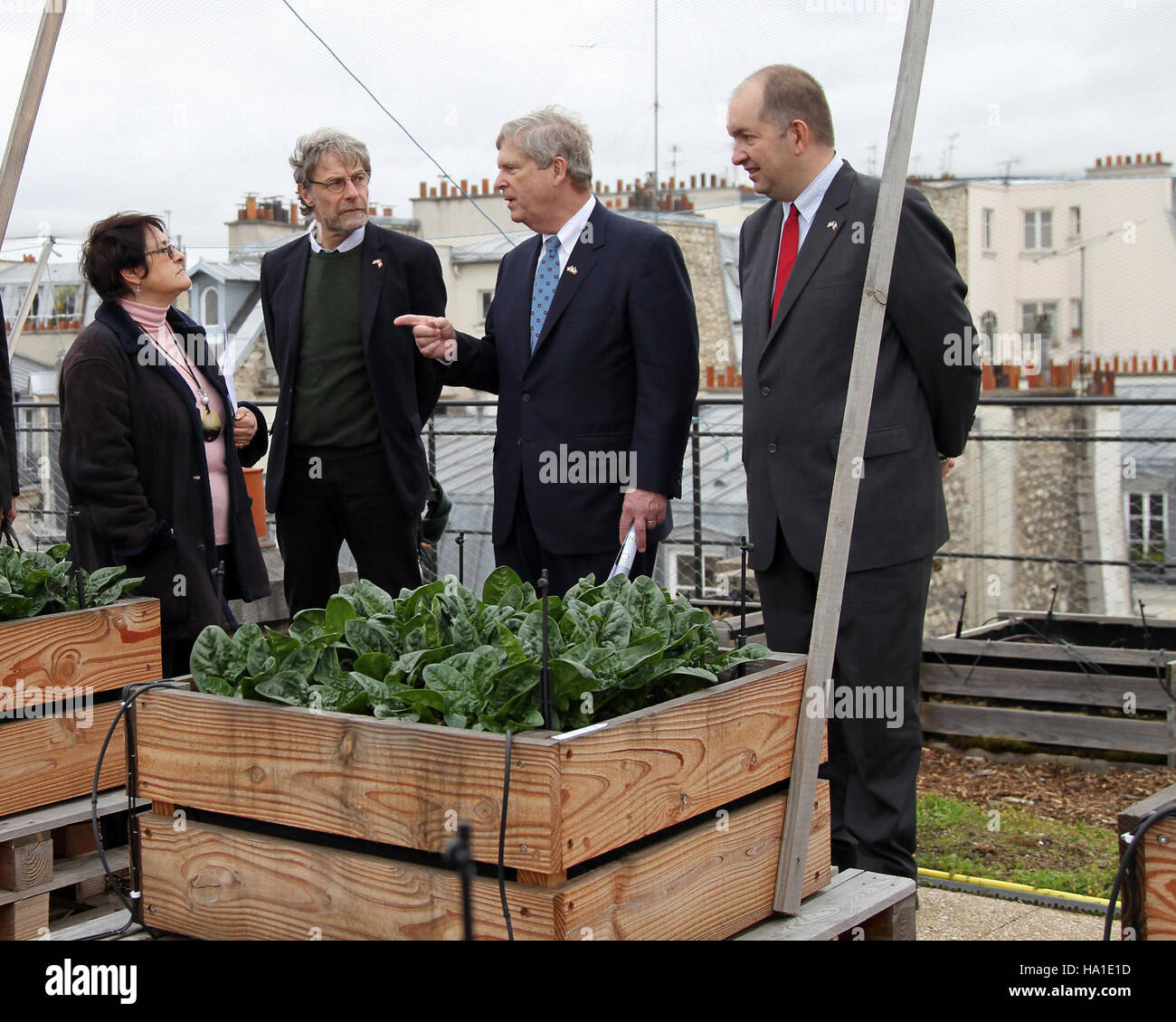 Agricultural officials in Paris discuss sustainable farming practices ...