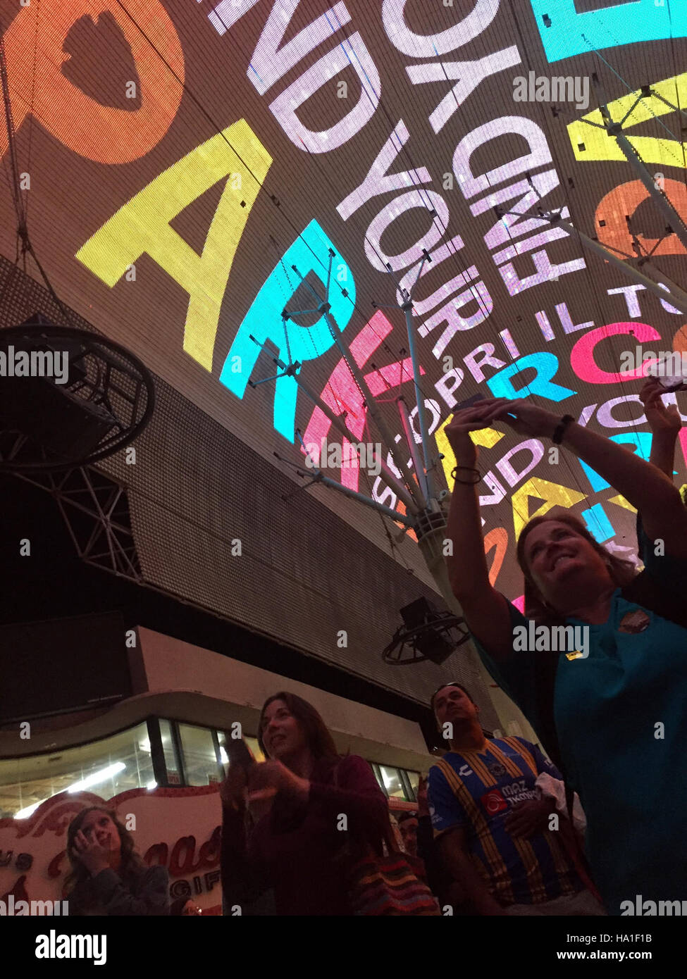 The Find Your Park film premiere at Fremont Street Experience in Las ...