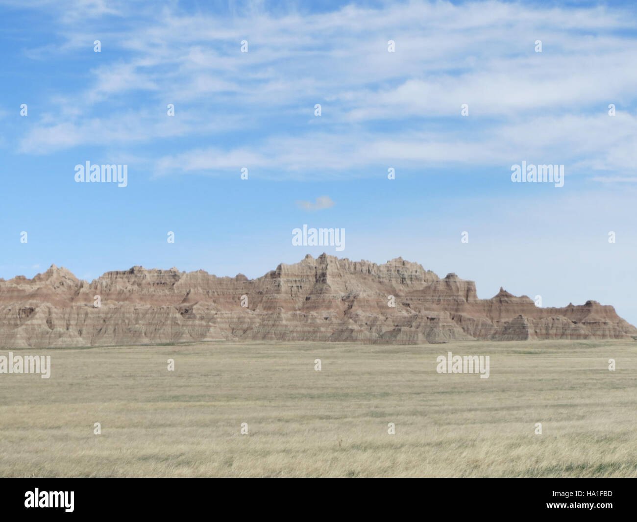 Badlands National Park in South Dakota offers visitors a striking ...