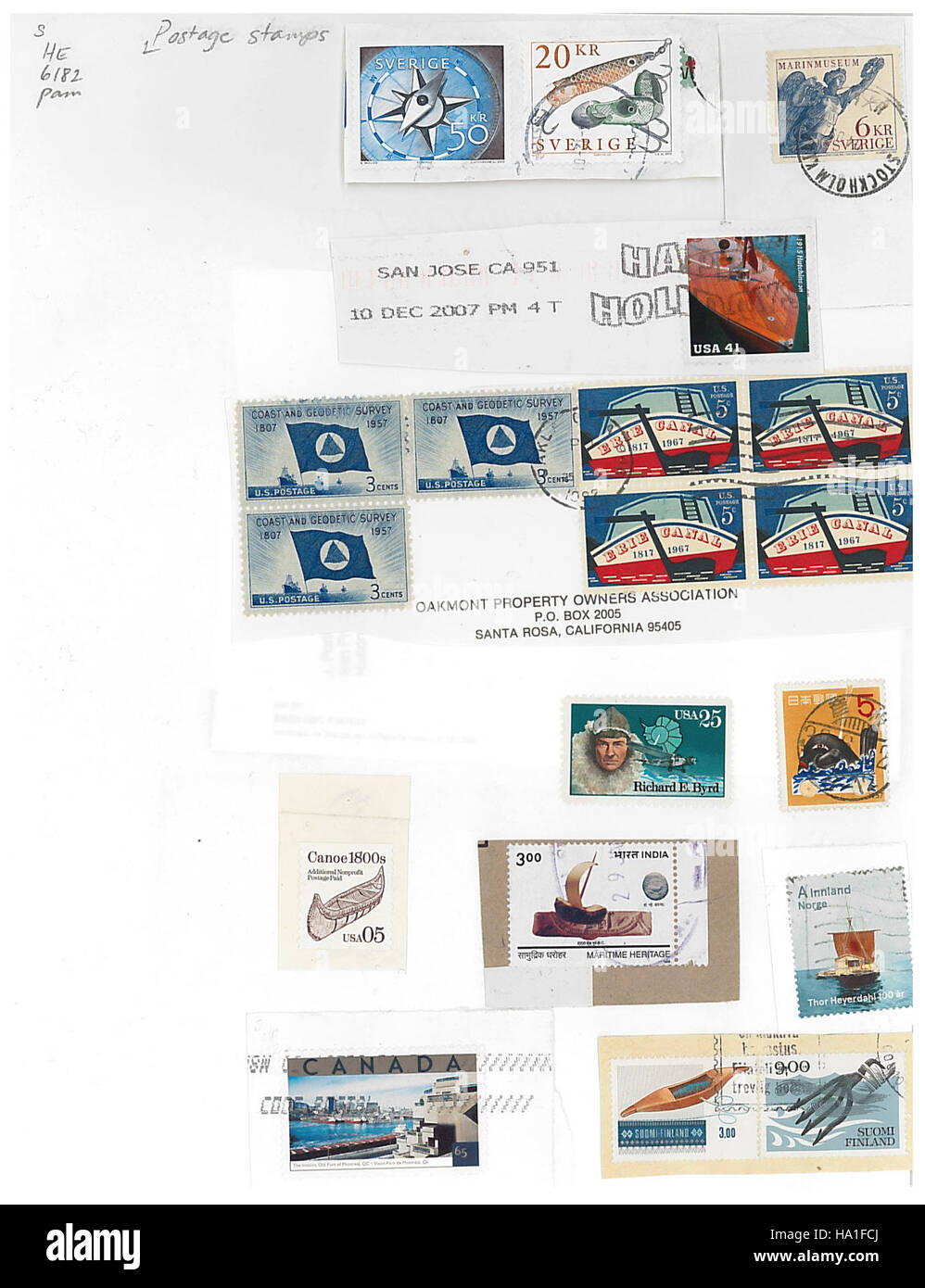 sfmaritimenps collections 26559270435 Selection of postage stamps with ...