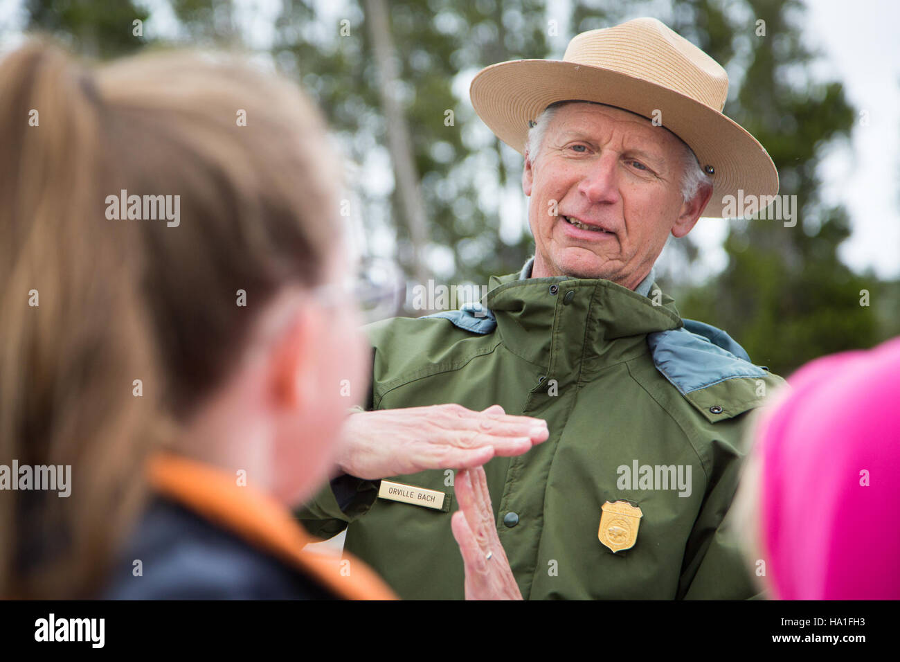 yellowstonenps 27163724106 Interpretive program at Old Faithful Stock ...