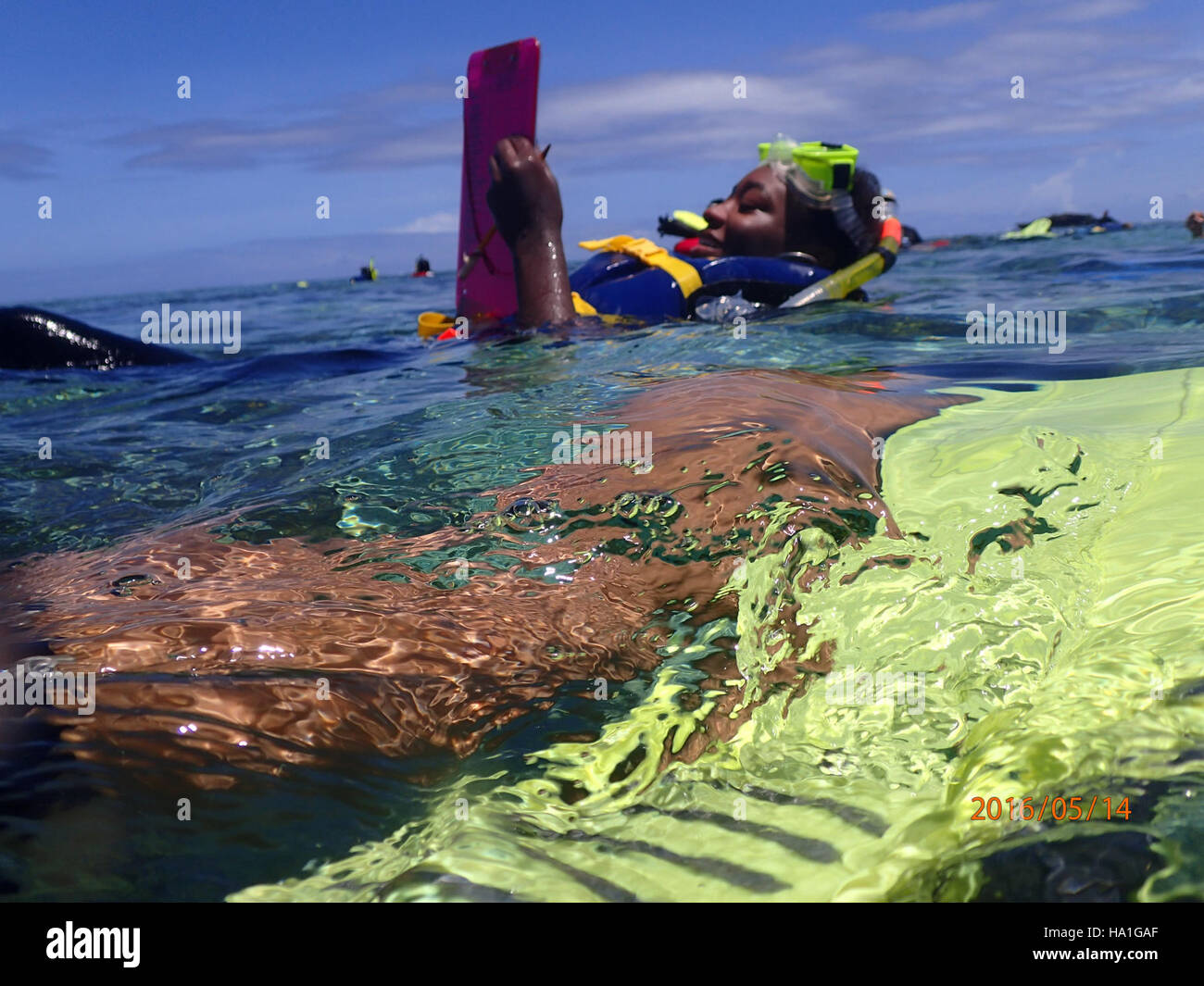 This photograph captures a scene from the Pacific Theater during World ...
