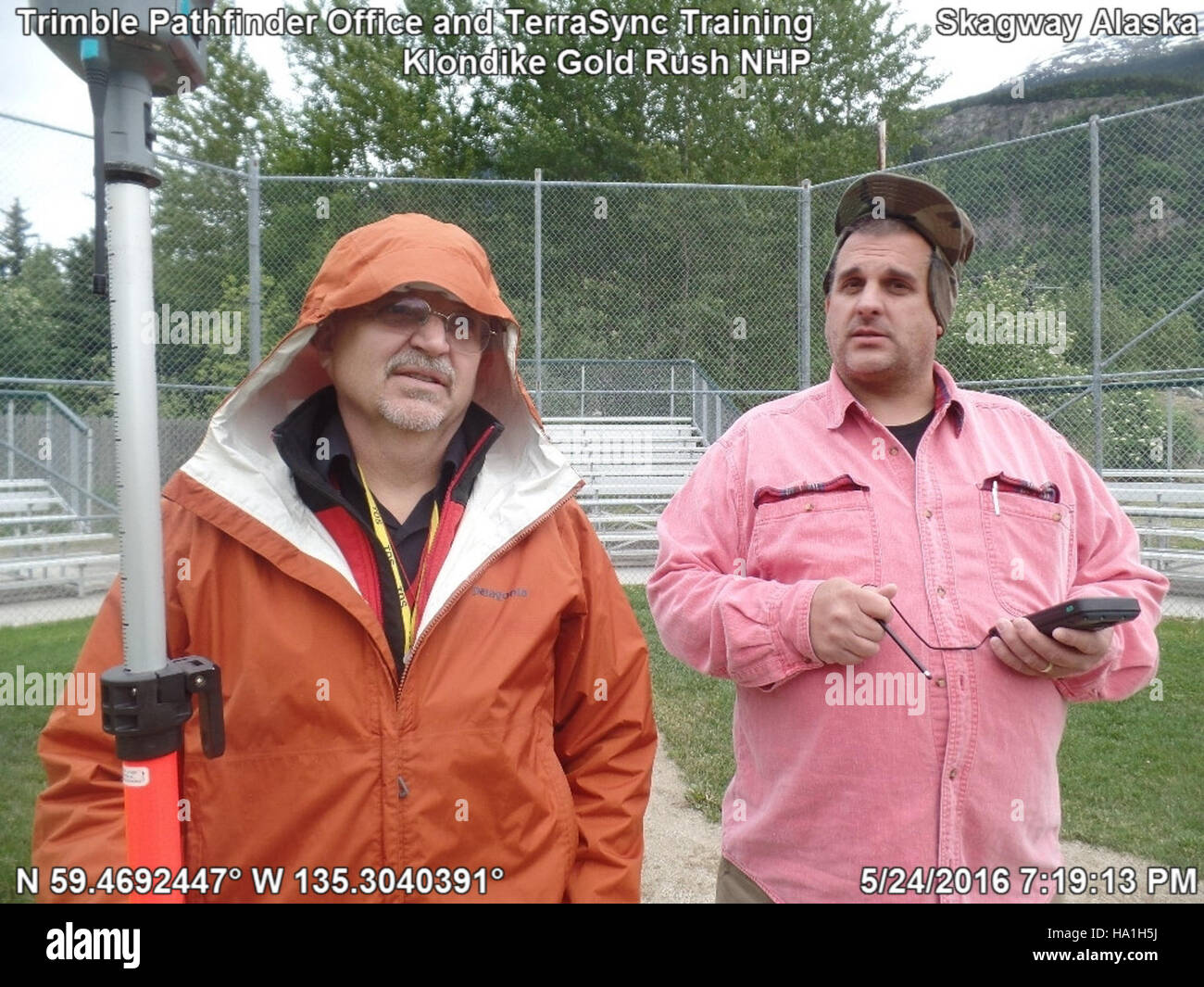 This image depicts a training session on Trimble Pathfinder Office and ...