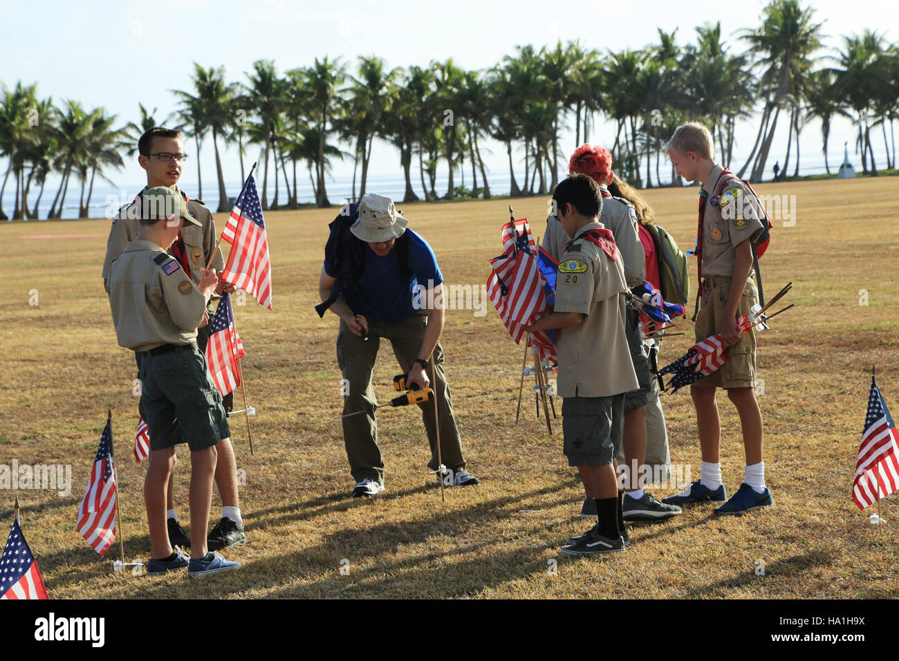 A historical photo from the War in the Pacific, showcasing a ...