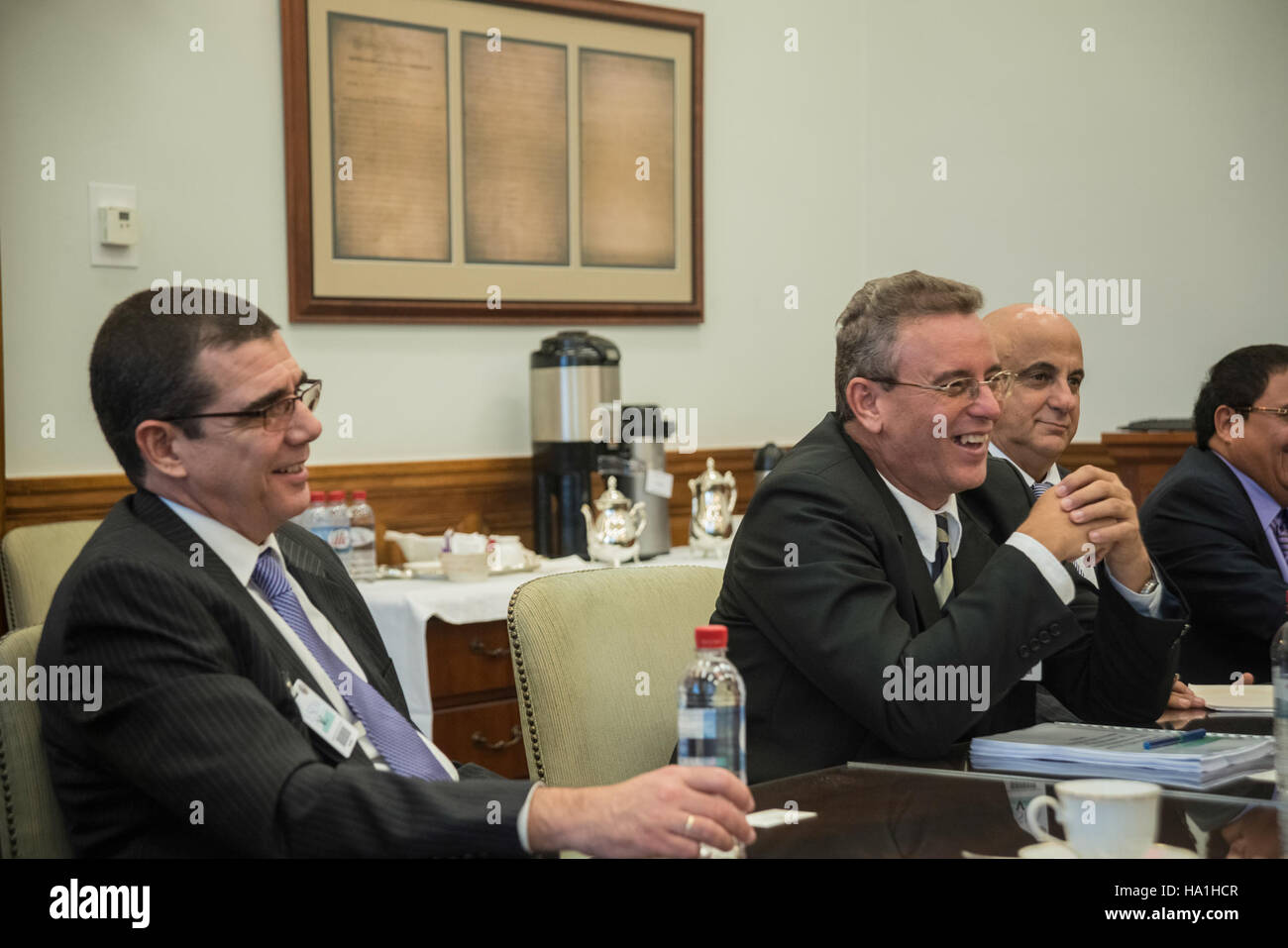 The Cuban Minister of Agriculture, Gustavo Rodriguez Rollero, met with ...