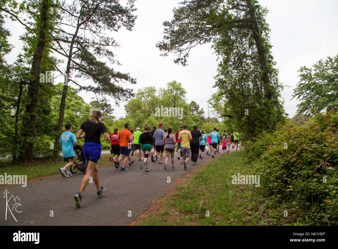 This image features the 5K Centennial Run at Assateague Island National ...