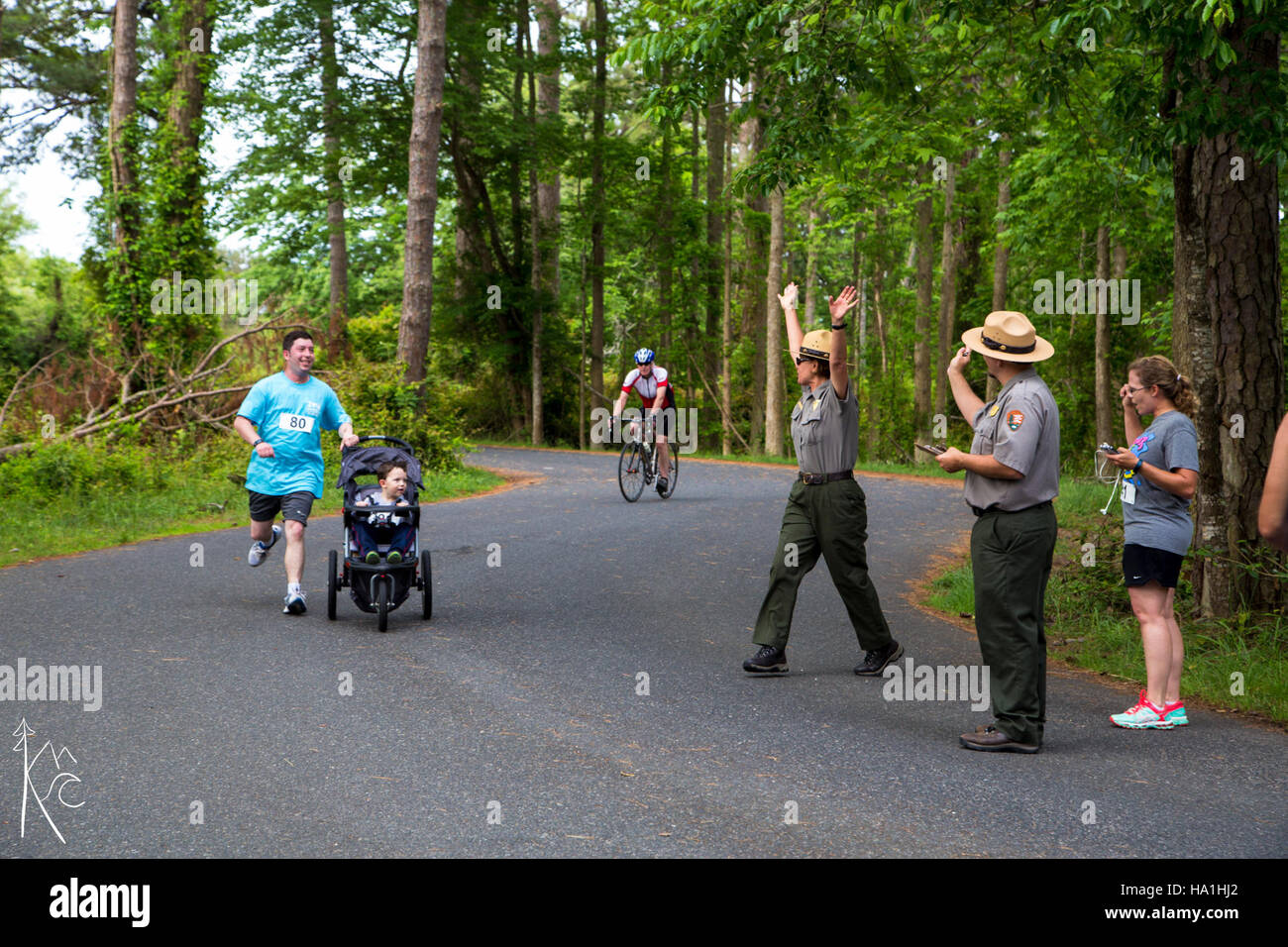 assateaguenps 27468276782 5K Centennial Run Stock Photo - Alamy
