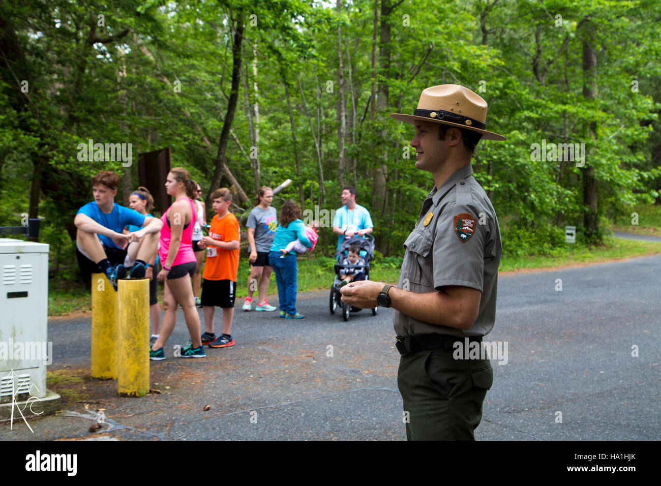 This image shows participants in the 5K Centennial Run, celebrating the ...