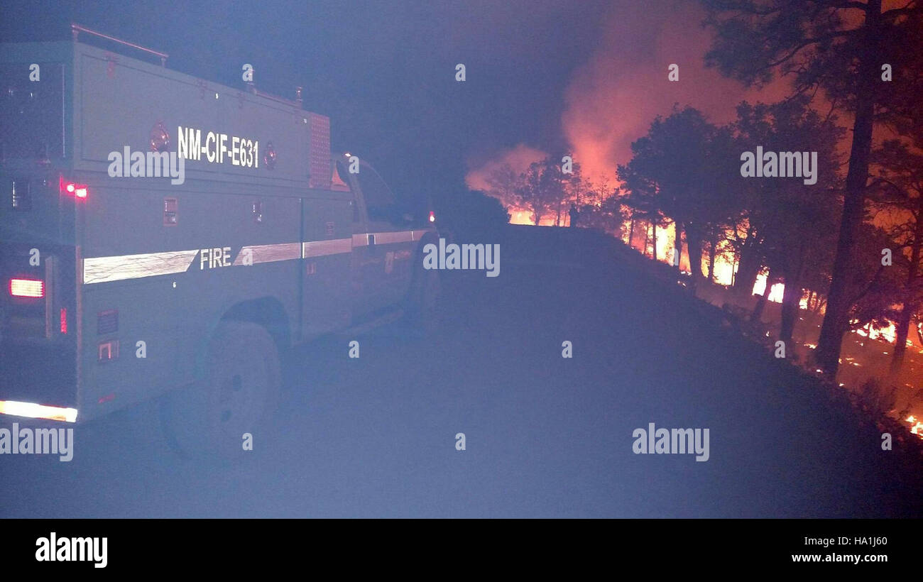 This image shows a wildfire in the North Fire region, managed by the ...