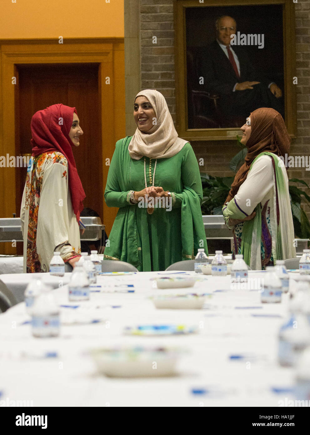 The image captures an Iftar dinner hosted by the USDA's Office of Diversity and Inclusion ...