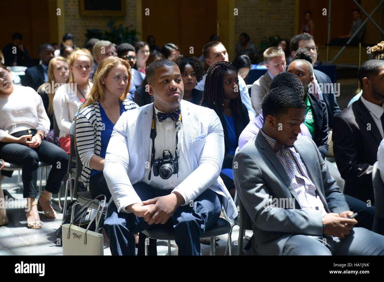 The USDA hosted a welcome ceremony for interns at the Whitten Building ...