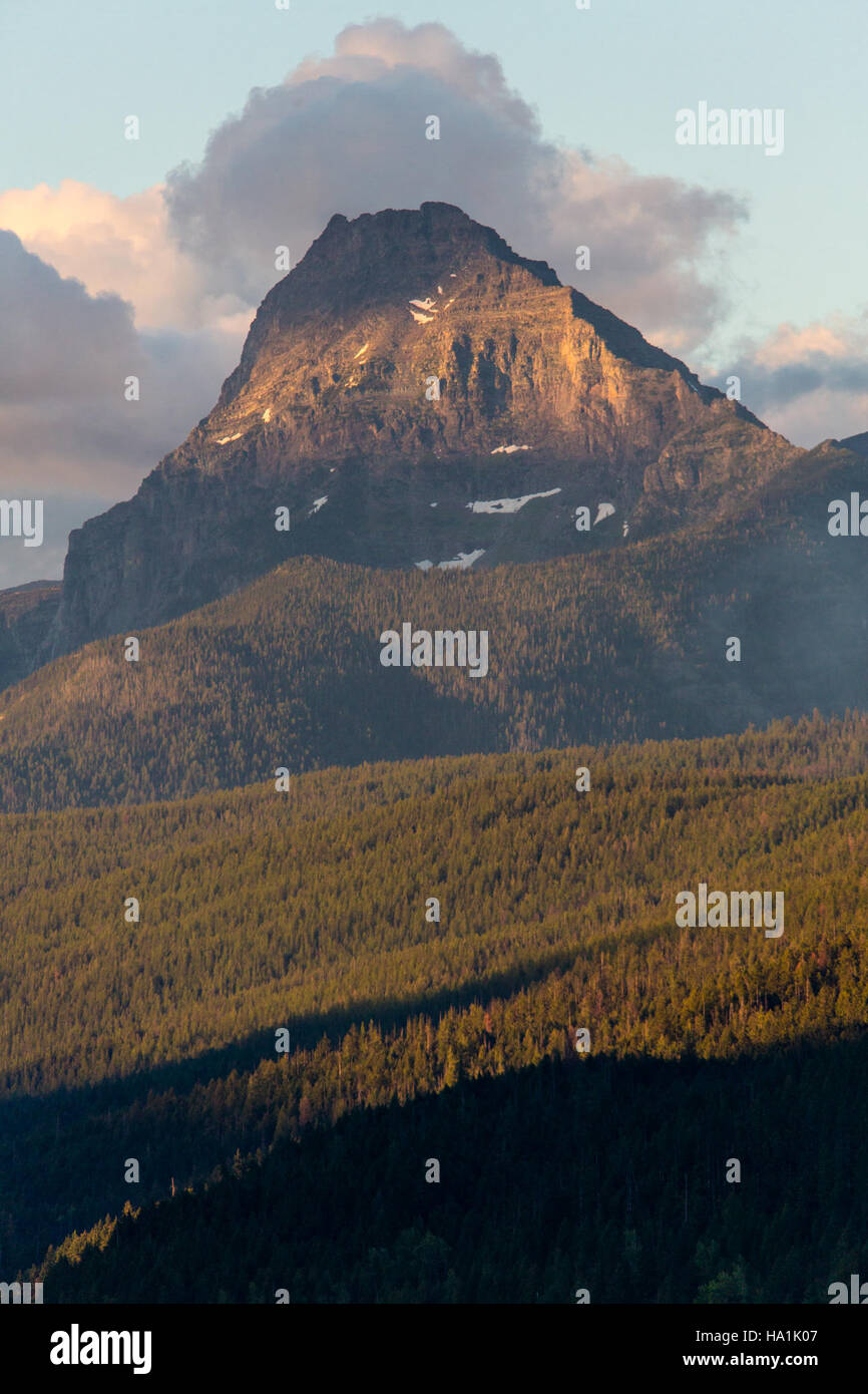 This image captures the scenic beauty of Edwards Sunset at Glacier ...