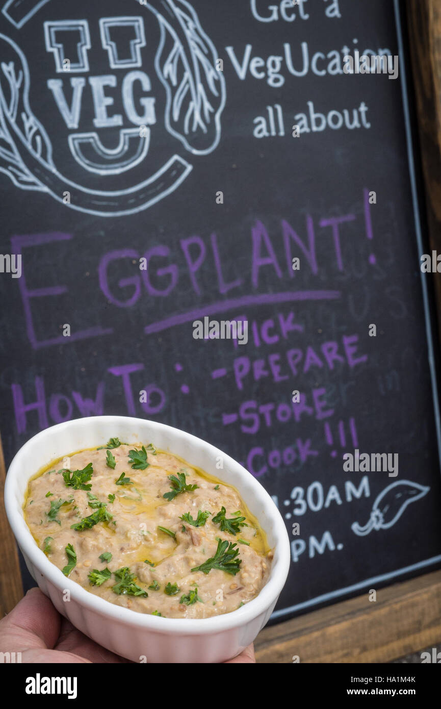 A demonstration at the USDA People's Garden Farmers Market showcasing ...