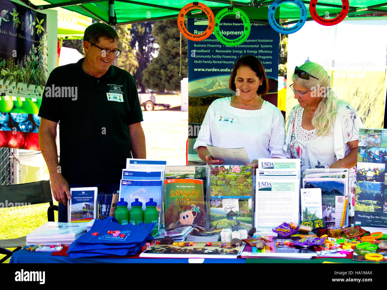 This image shows Vicki Walker, the Rural Development State Director ...