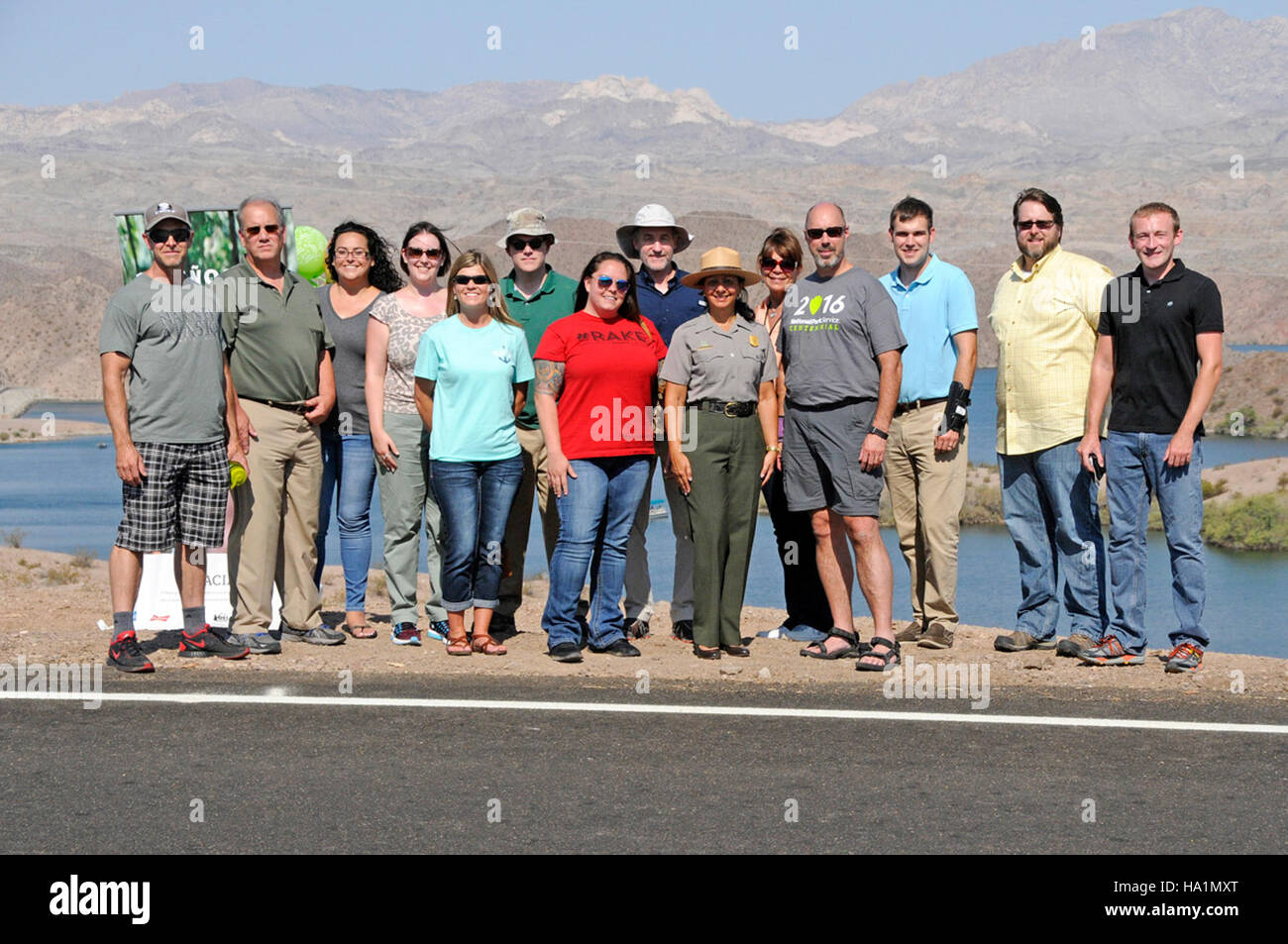 The opening of Katherine Landing Road at Lake Mead National Recreation ...