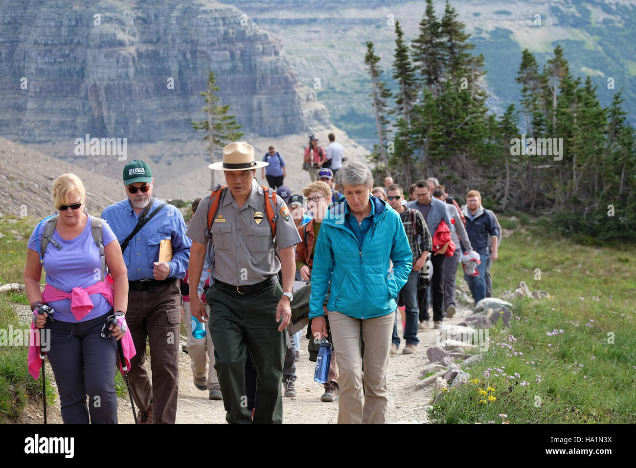 An overview of Glacier National Park, showcasing its diverse ecosystems ...