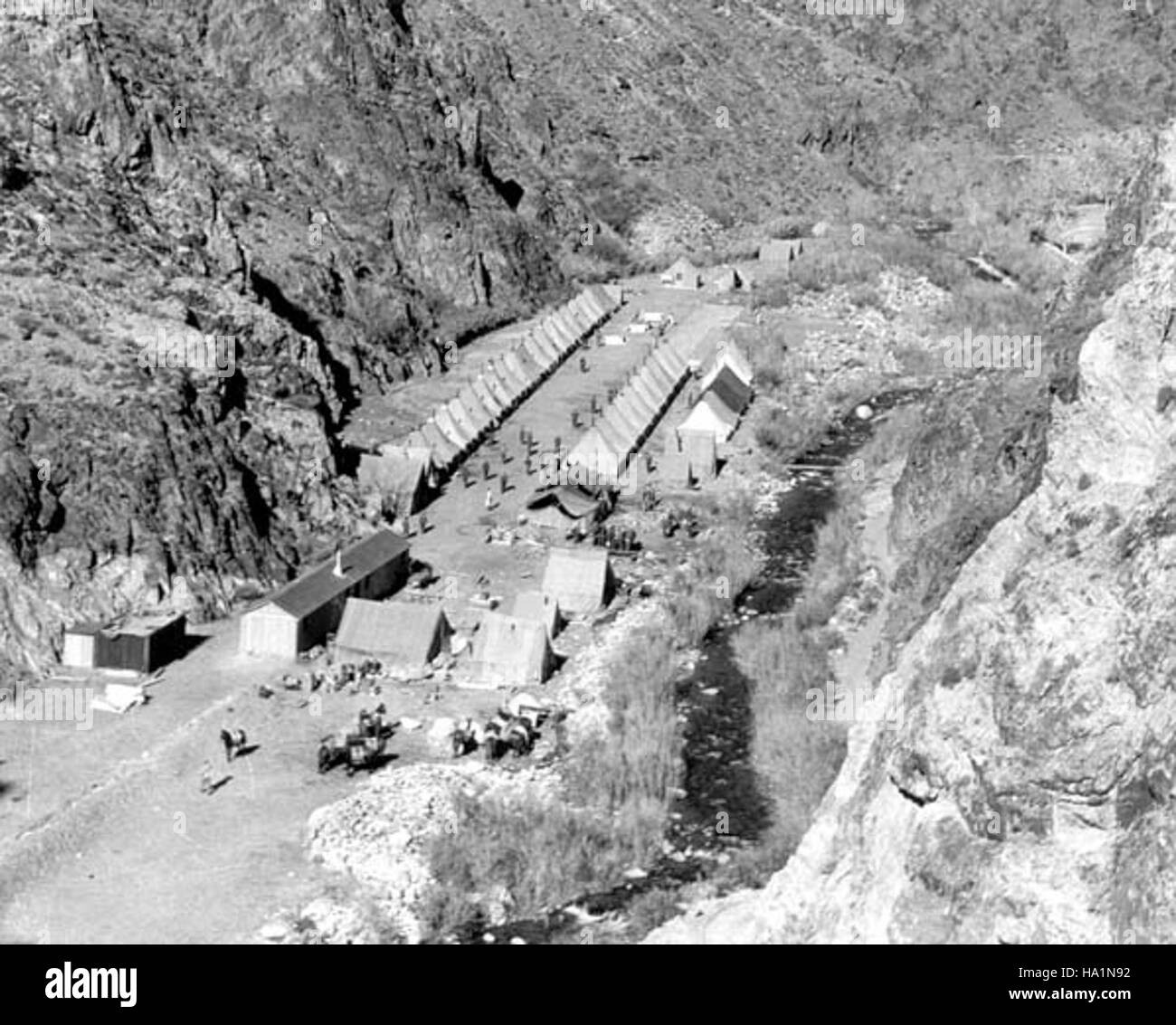 This image shows a historic view of a Civilian Conservation Corps (CCC ...