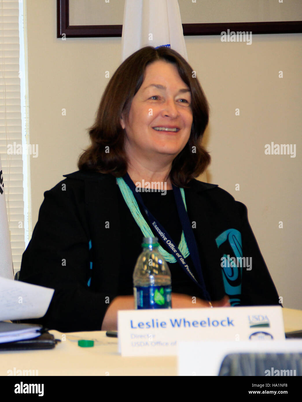 This image shows Native American tribal leaders at a roundtable ...