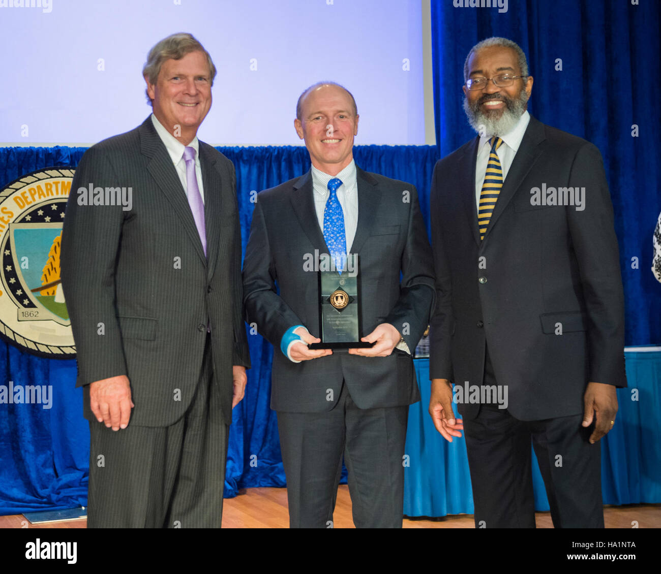 Secretary of Agriculture Tom Vilsack presents the 2016 Abraham Lincoln ...