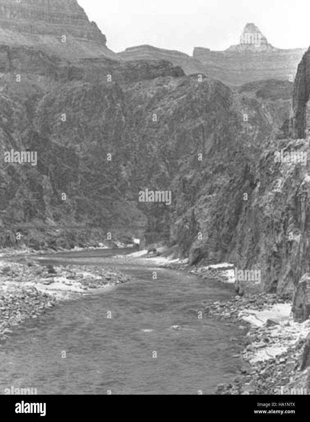 The construction of the Grand Canyon’s Historic River Trail, completed ...