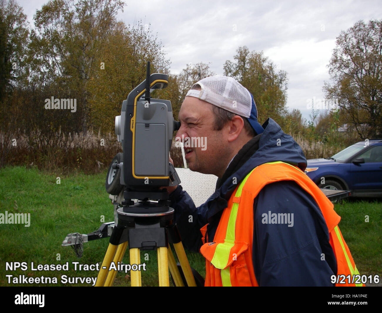 Survey work at the Talkeetna Ranger Station in Denali National Park ...