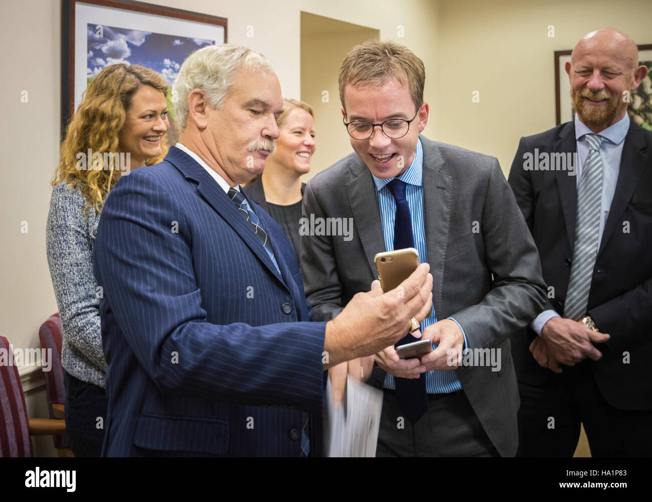 The Acting Danish Minister for Environment and Food, Esben Lunde Larsen ...