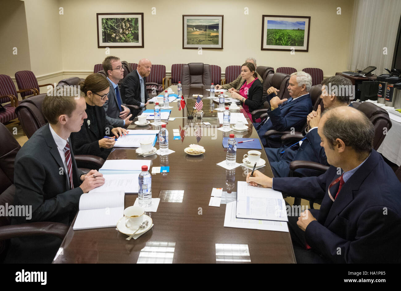 The Acting Danish Minister of Environment and Food, Esben Lunde Larsen ...