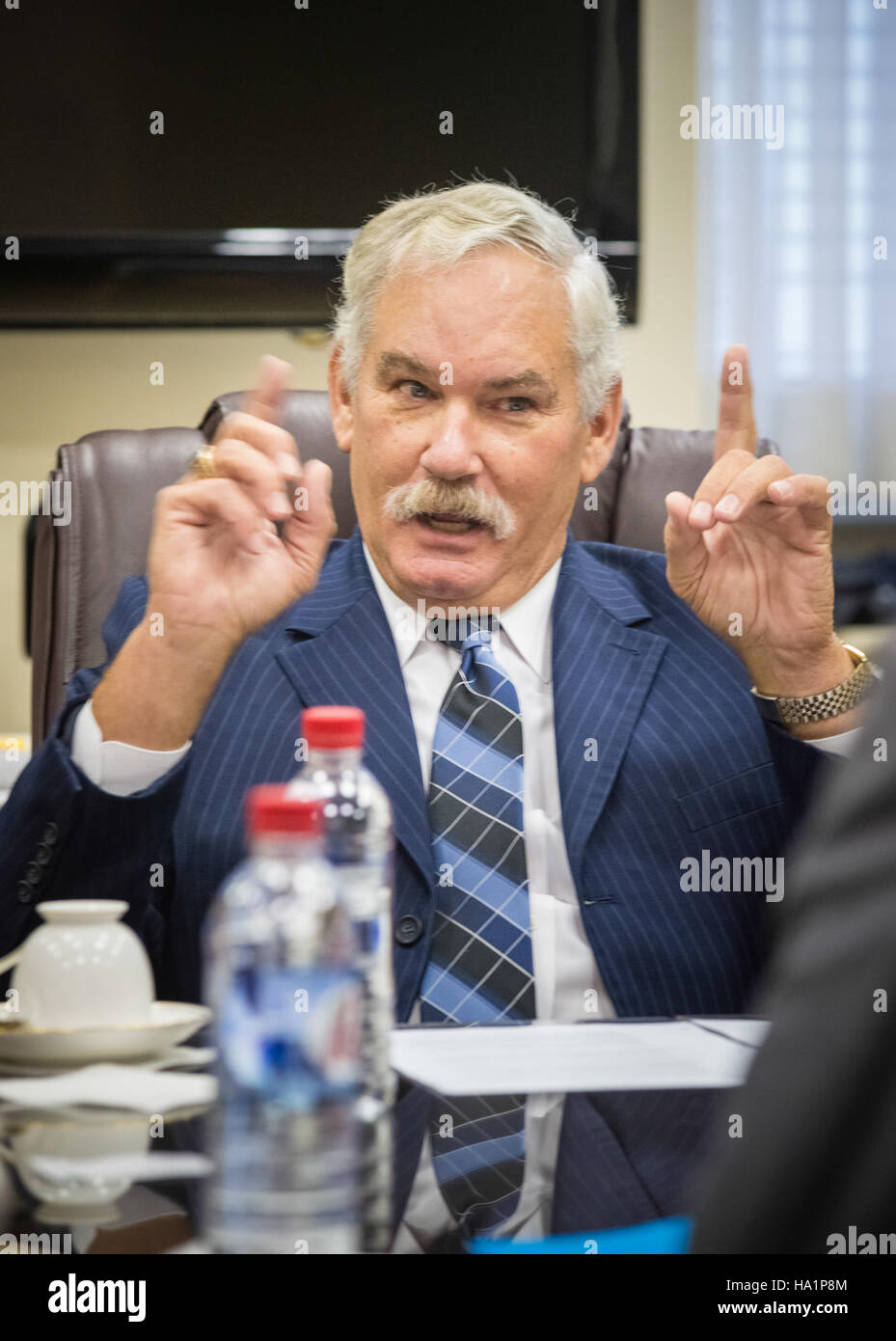 The Acting Danish Minister of Environment and Food, Esben Lunde Larsen ...