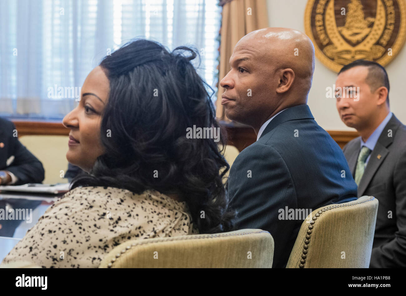 This photograph documents a session at the Secretary’s Conference Room ...