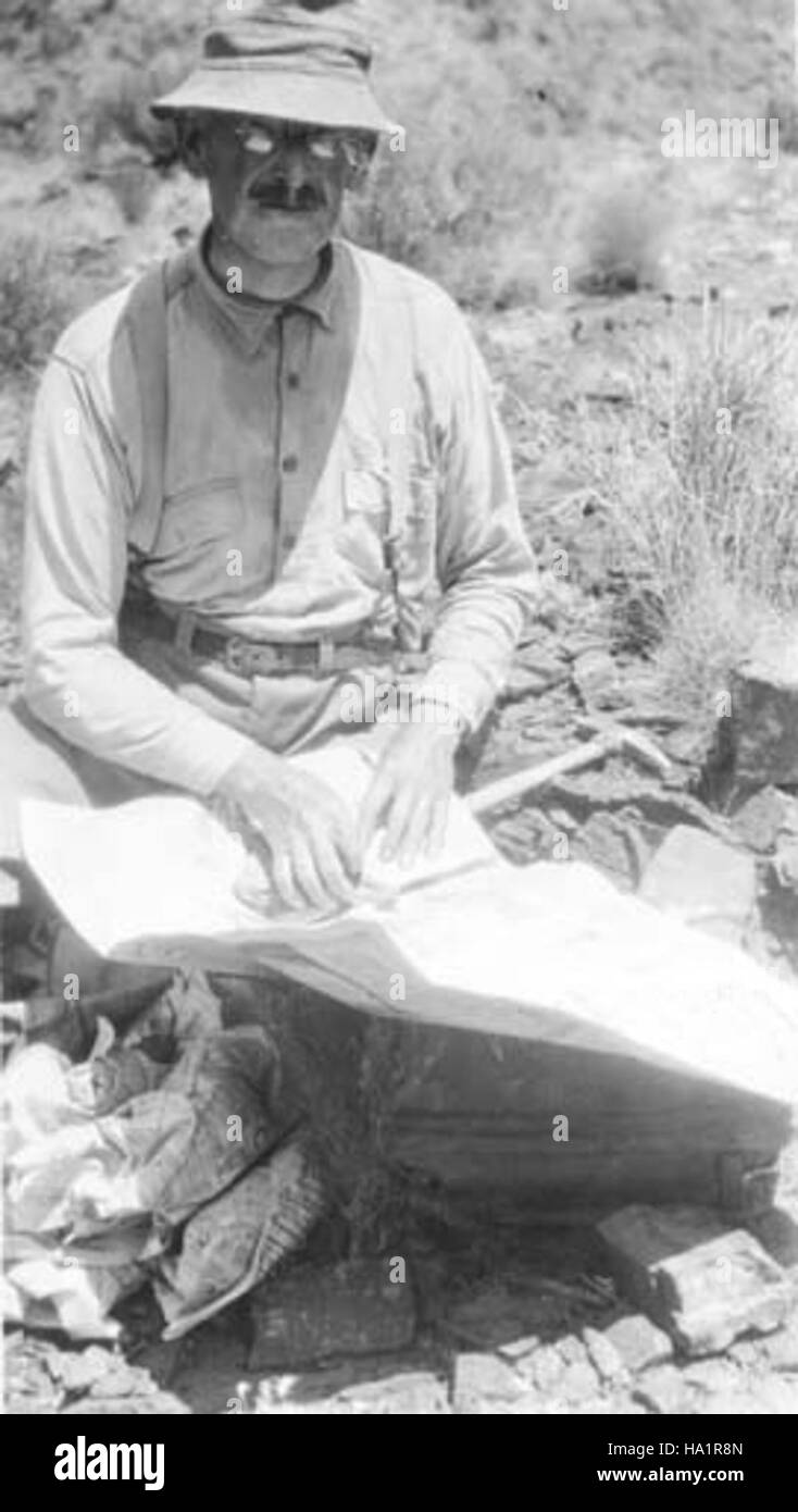 Dr. David White, a paleontologist at the Grand Canyon, focuses on the ...