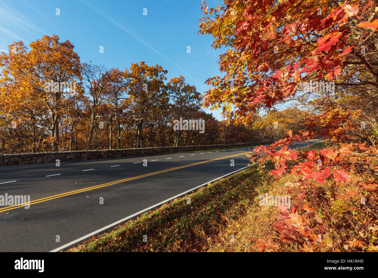 The Shenandoah National Park captures the beauty of late fall, with ...