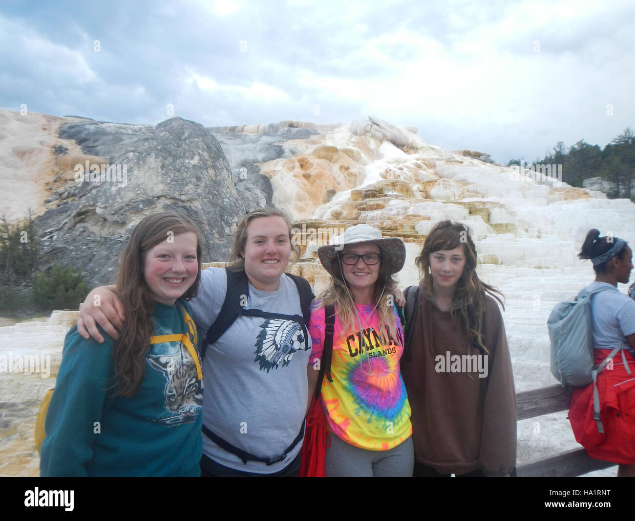 A scenic view from Yellowstone National Park showcases its unique ...