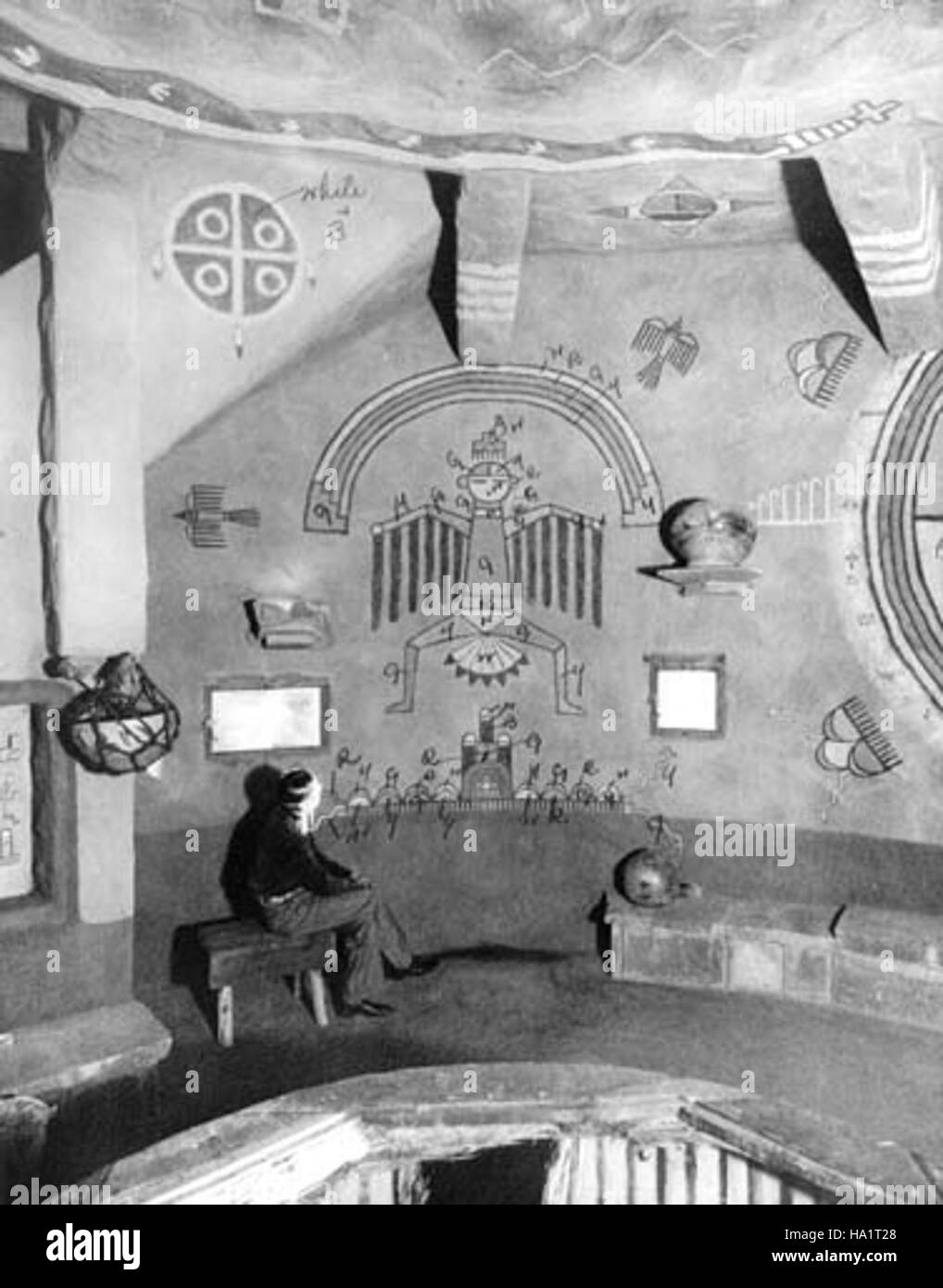 The Desert View Watchtower, constructed in 1932, stands as a historical ...