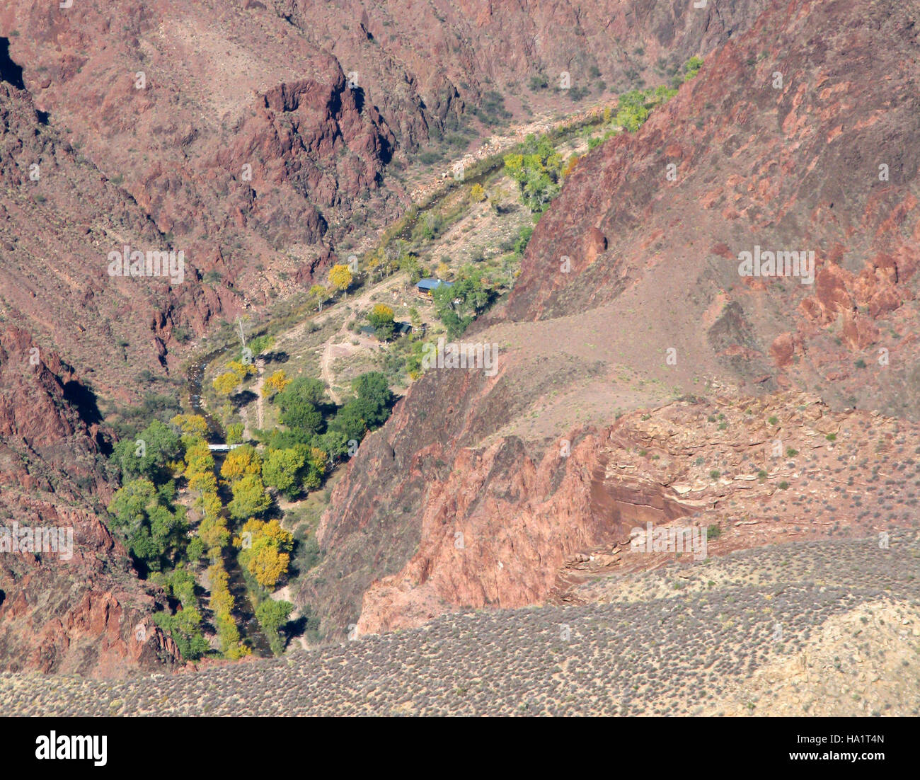 A view from Skeleton Point along the South Kaibab Trail, offering a ...