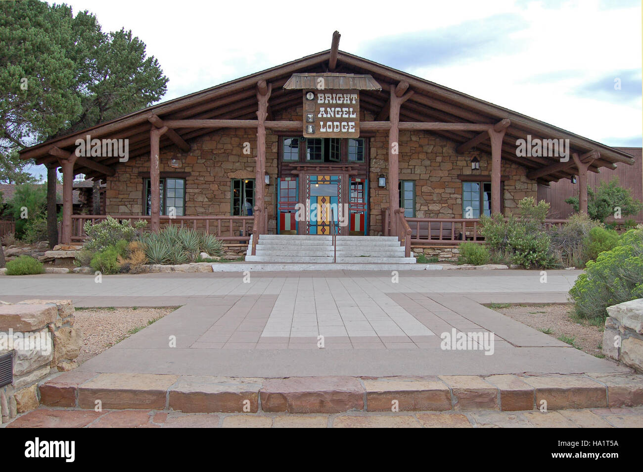 Bright Angel Lodge in Grand Canyon National Park offers visitors a ...