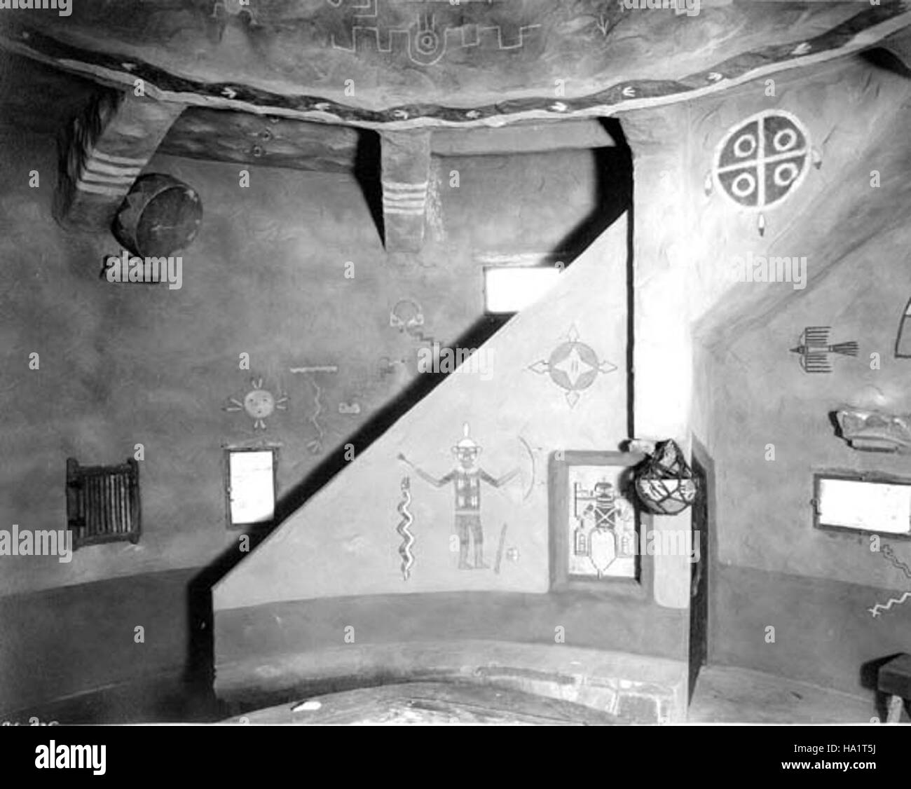 The Desert View Watchtower, designed by architect Mary Colter in 1932 ...