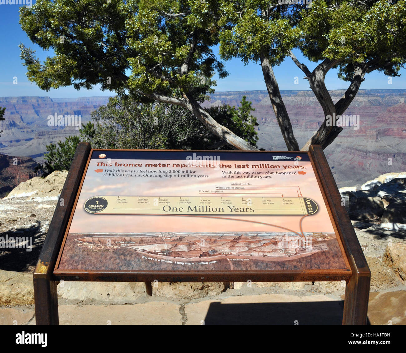 The Grand Canyon's Trail of Time is an interpretive trail designed to ...