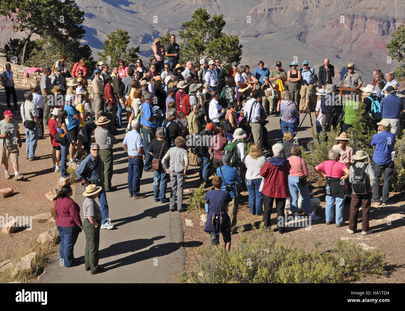 The Grand Canyon Trail of Time Dedication showcases the geological ...
