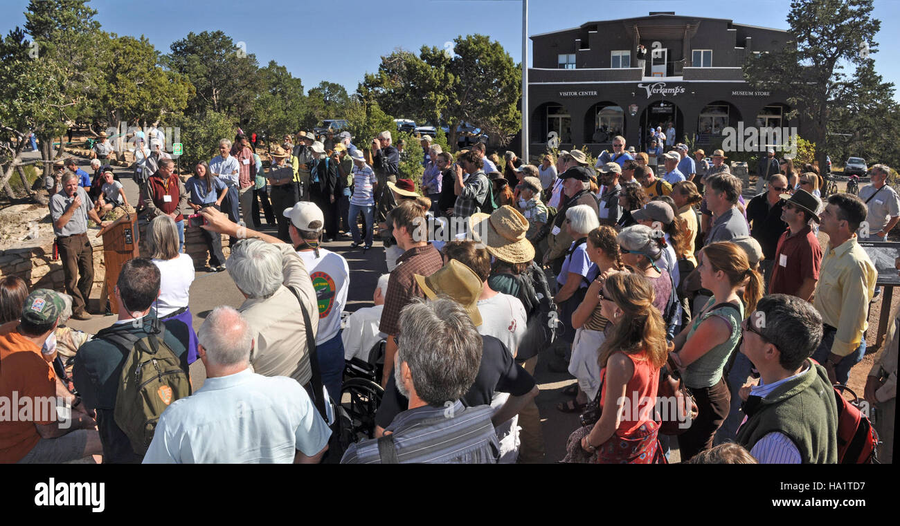 The Trail of Time at the Grand Canyon is a geological exhibit dedicated ...