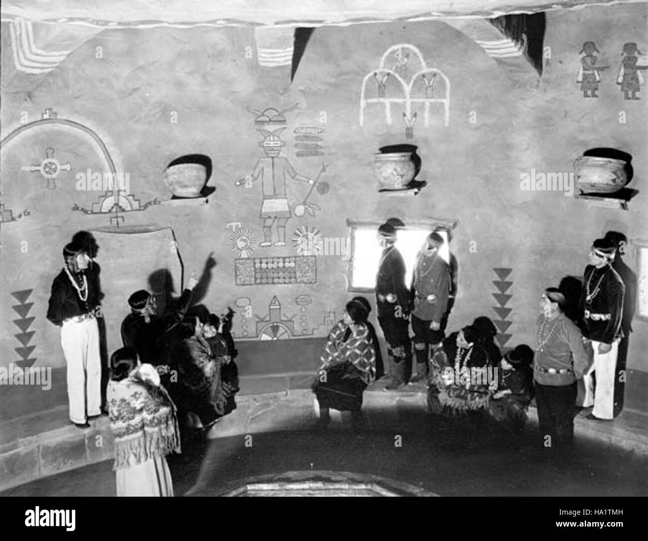 The Desert View Watchtower, designed by architect Mary Colter in 1932 ...