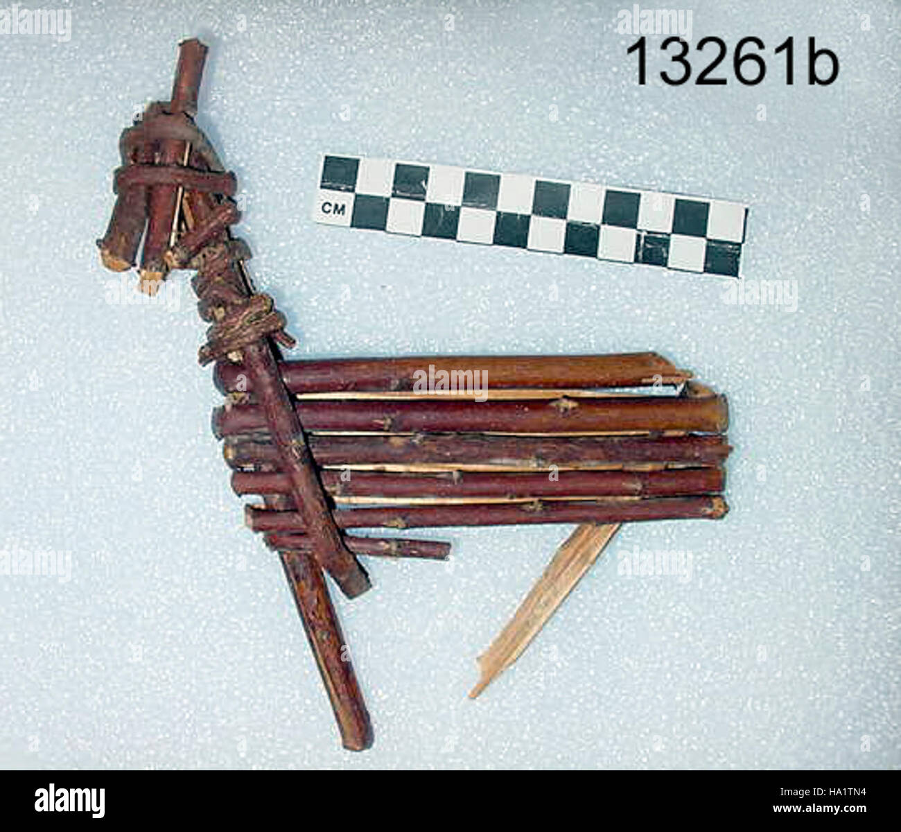 A Grand Canyon Split-Twig Figurine, an archaeological artifact, is ...
