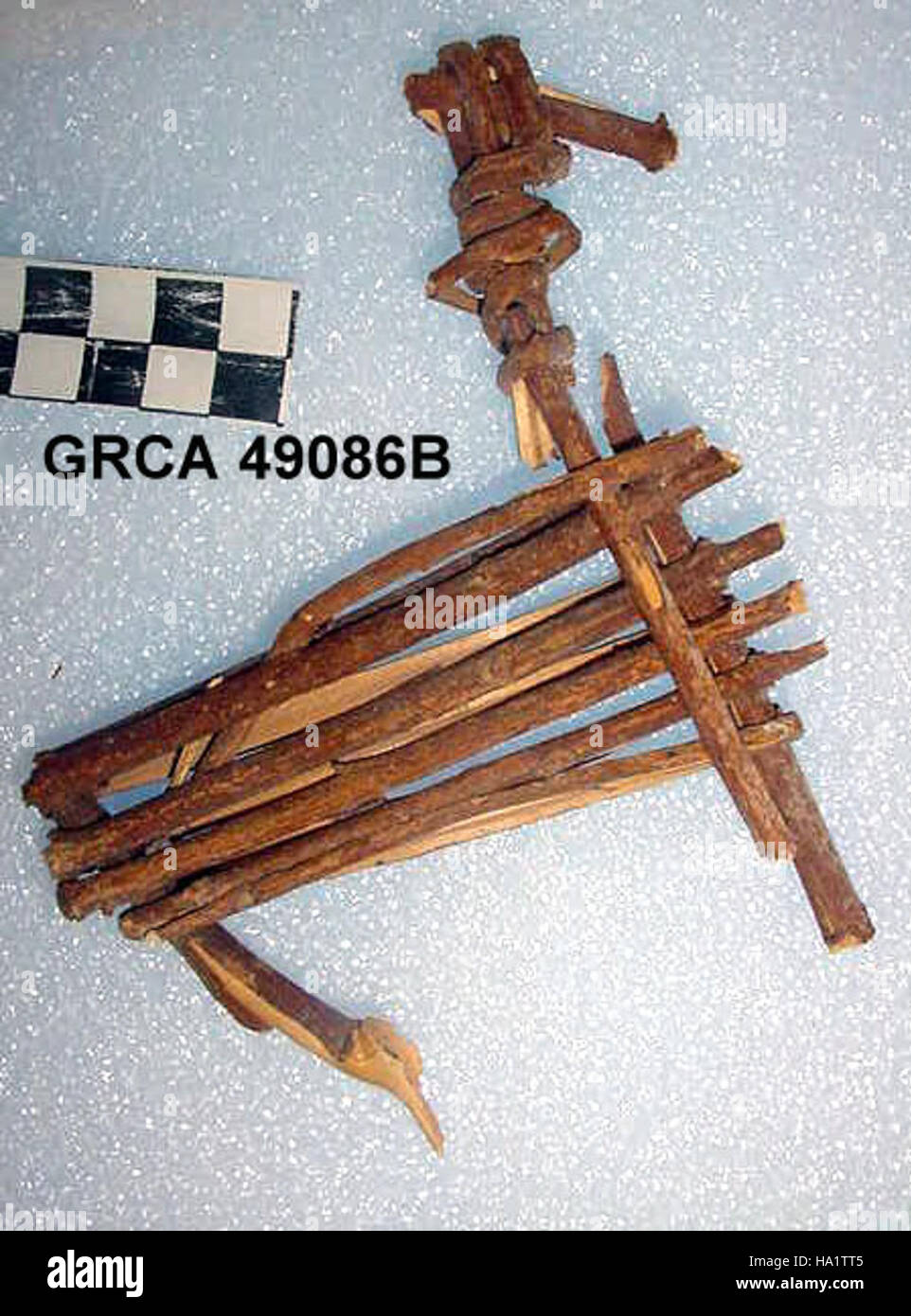 The Split-Twig Figurine, cataloged as GRCA 49086b, is an important ...