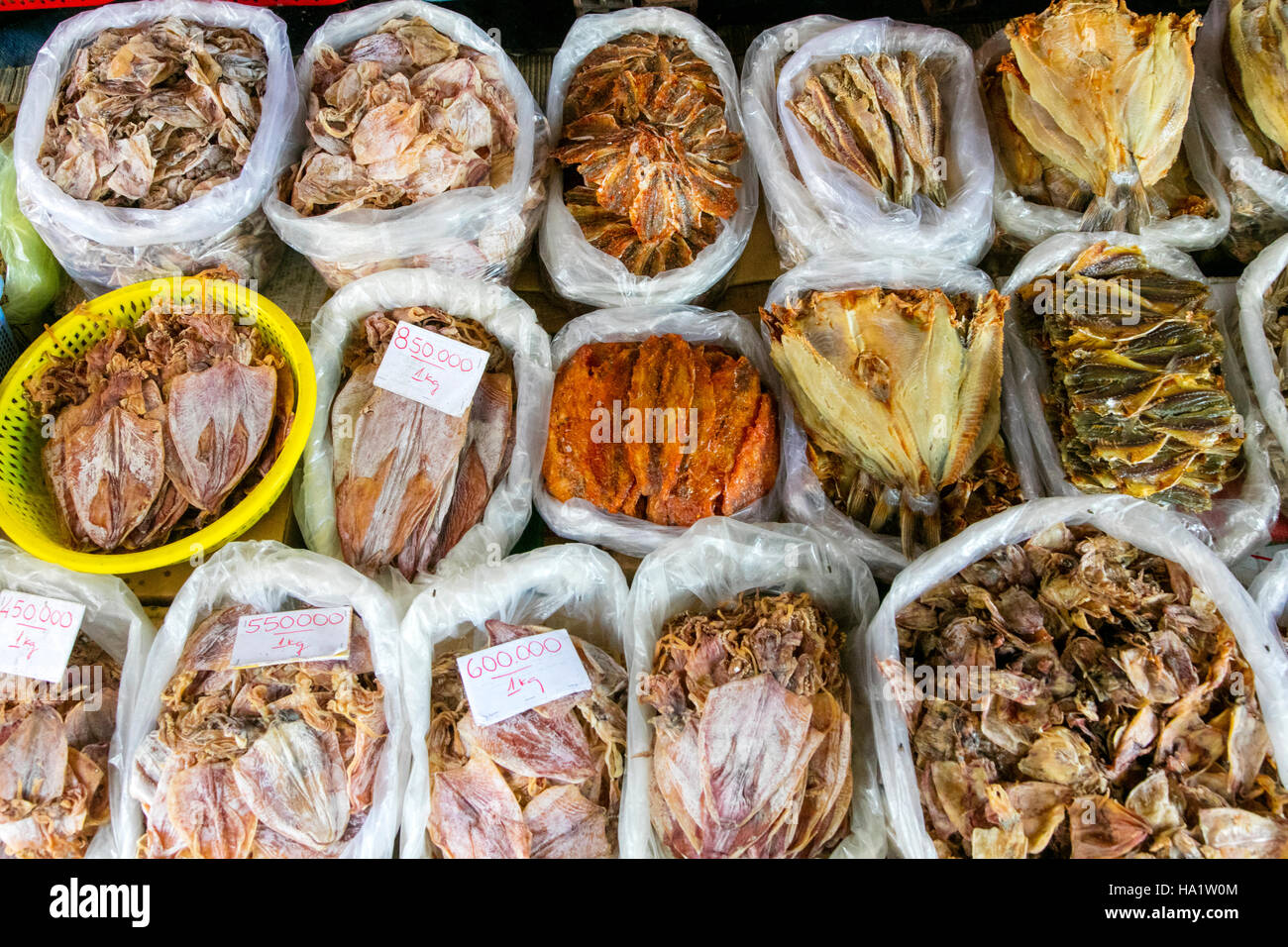 Market, Sa Dec, Mekong River, Vietnam, Asia Stock Photo - Alamy